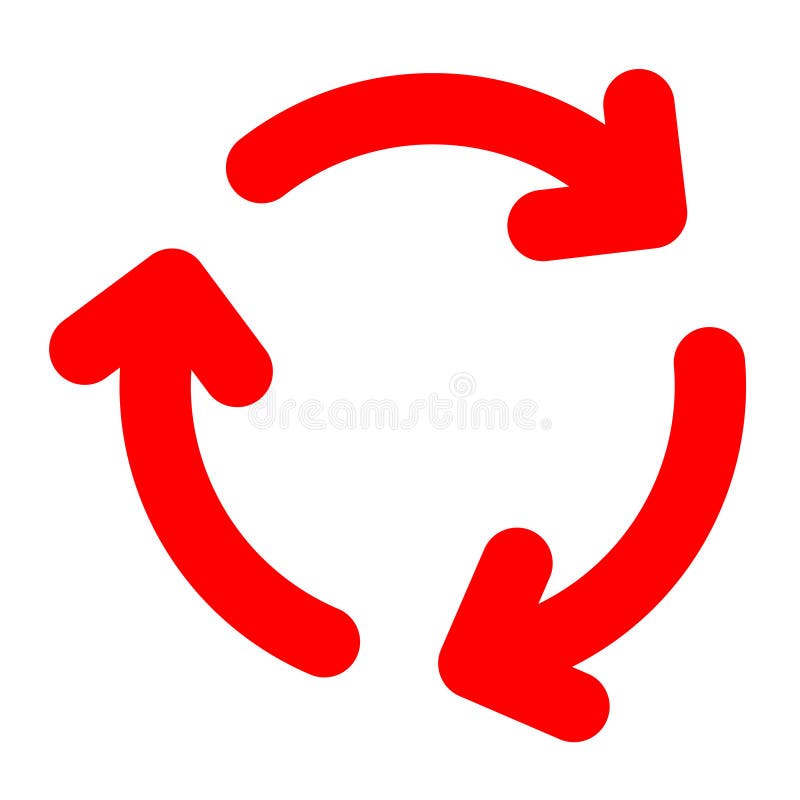 Recycle Icon Vector Isolated on White Background Stock Vector ...