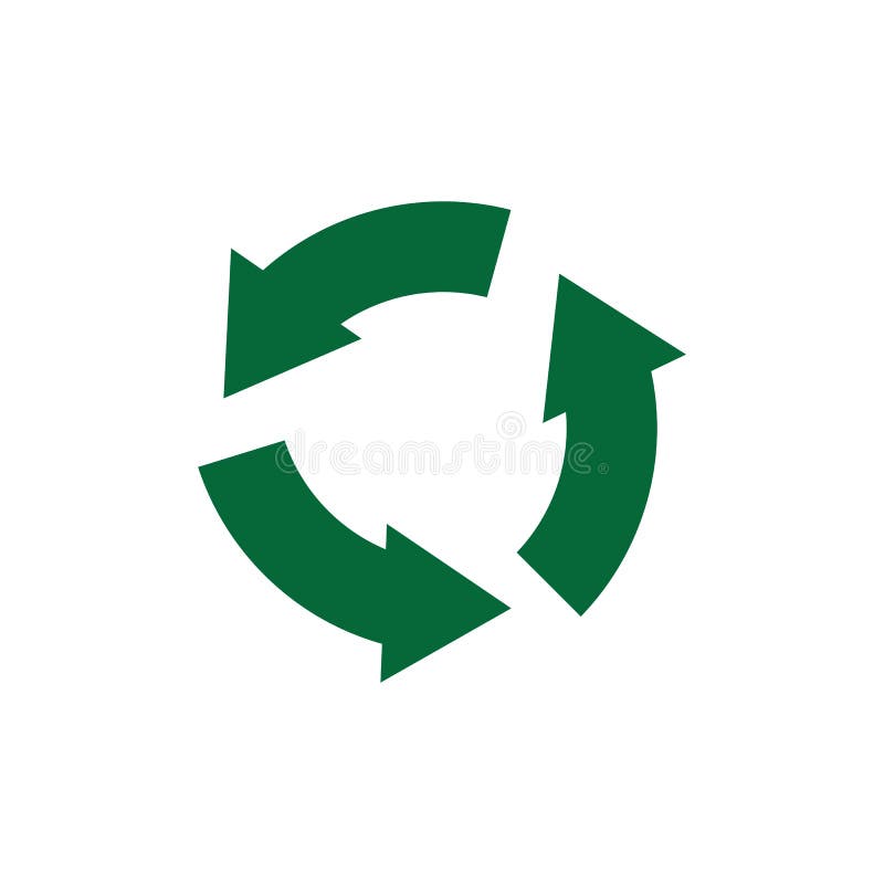 Recycle Icon, Recycle Icon Vector, in Trendy Flat Style Recycle Icon ...
