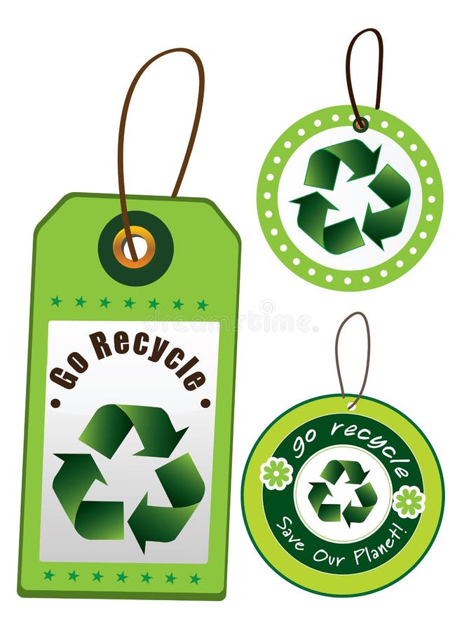 Recycle label stock vector. Illustration of artwork, natural - 34849154