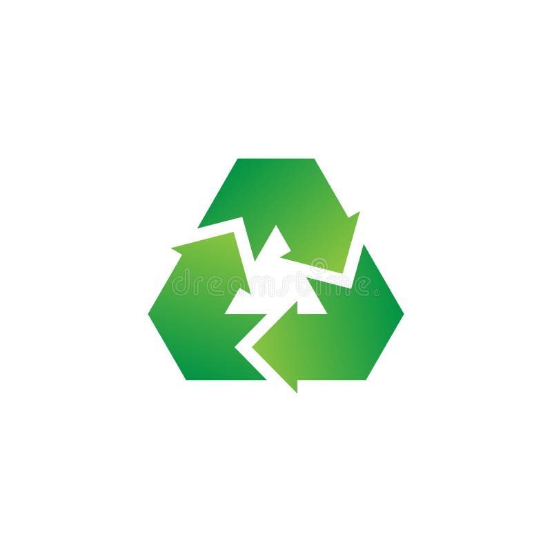 Recycle Logo Or Icon Vector Design Stock Vector - Illustration of ...