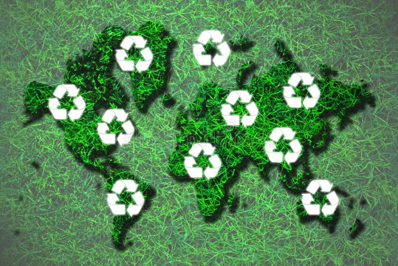 Recycle map stock image. Image of option, point, decide - 21037515