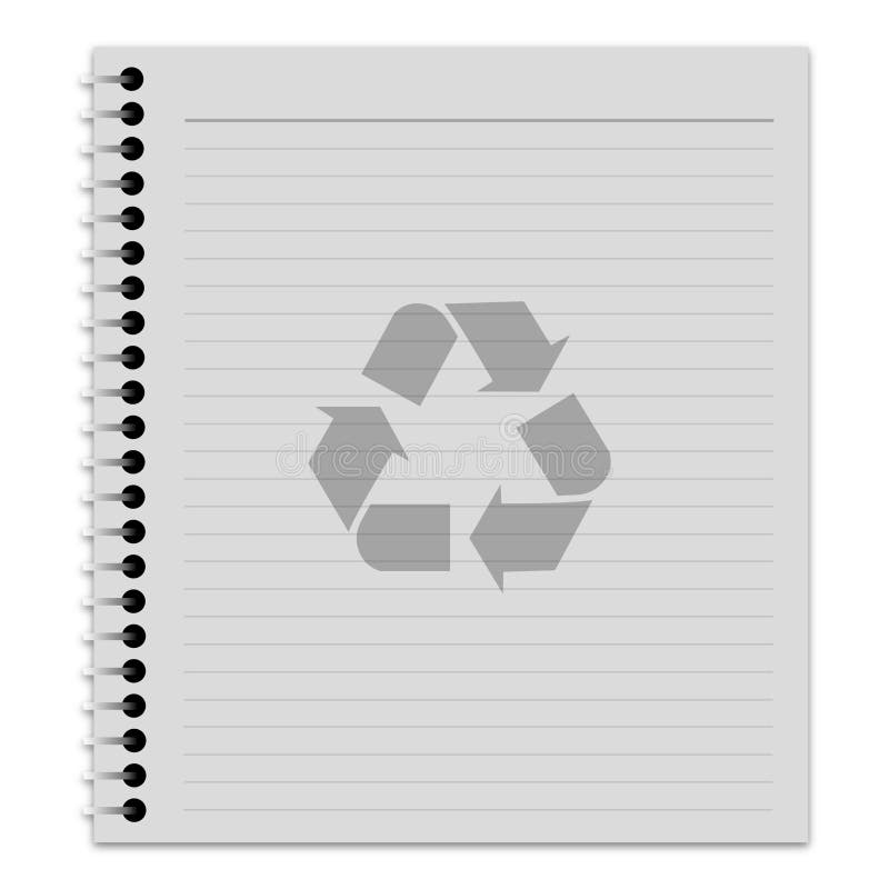 Recycle pad stock illustration. Illustration of text - 18963986