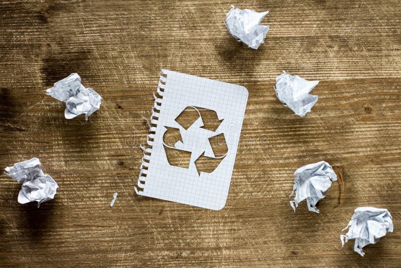 Recycle paper concept stock photo. Image of earth, sign - 73683292