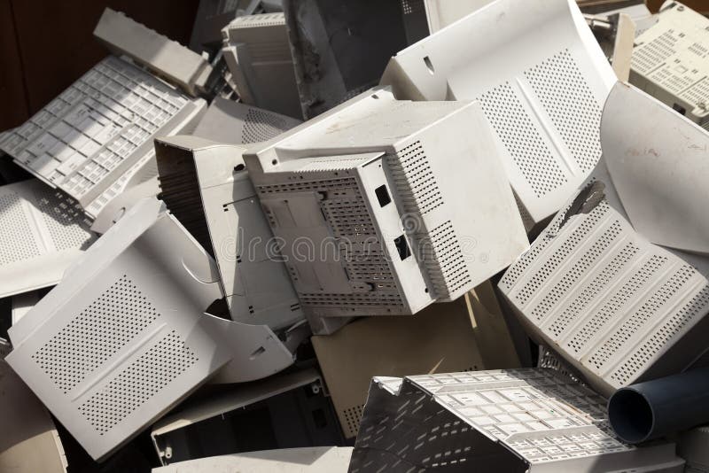 Recycle Plastic Computers Ecology Technology Stock Image - Image of ...
