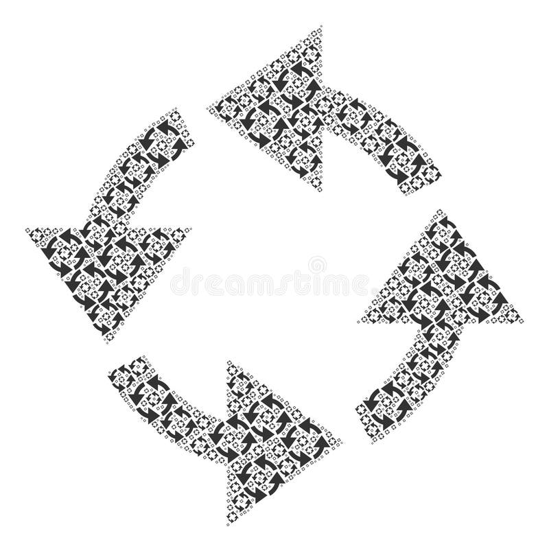 Recycle Recursion Mosaic of Itself Items Stock Vector - Illustration of ... Recycle Recursion Mosaic of Itself Items Stock Vector - Illustration of ...