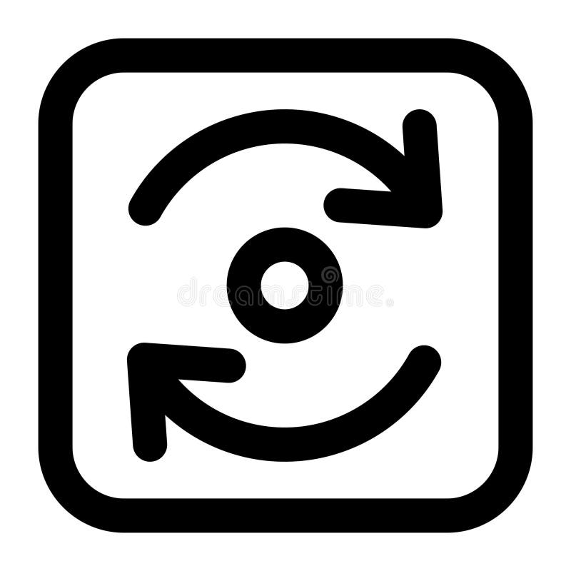 Refresh Arrows Line Drawing Stock Illustrations – 518 Refresh Arrows ...