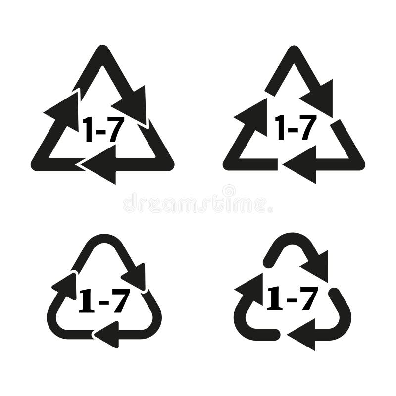 Recycle Reuse Packaging Sign. Vector Illustration. EPS 10 Stock Vector ...