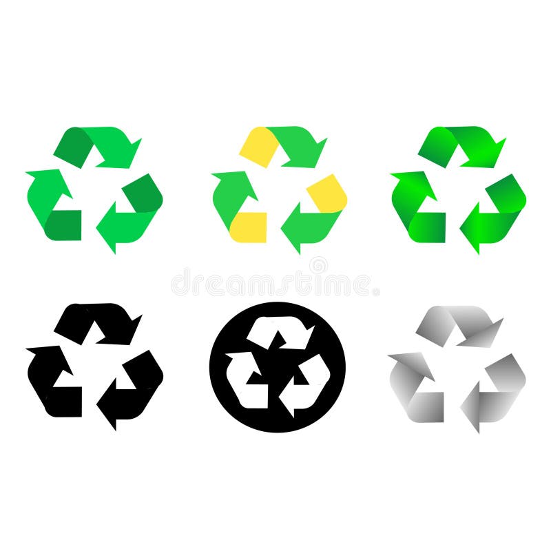Recycle Reuse Reduce Icon 100 Bio Recycled Vector Sign Package Eco Package Logo Stock Vector