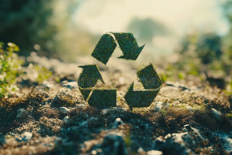 The Recycle Sign As a Part of the Zero Waste Concept. Good for Any ...