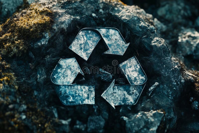 The Recycle Sign As a Part of the Zero Waste Concept. Good for Any ...