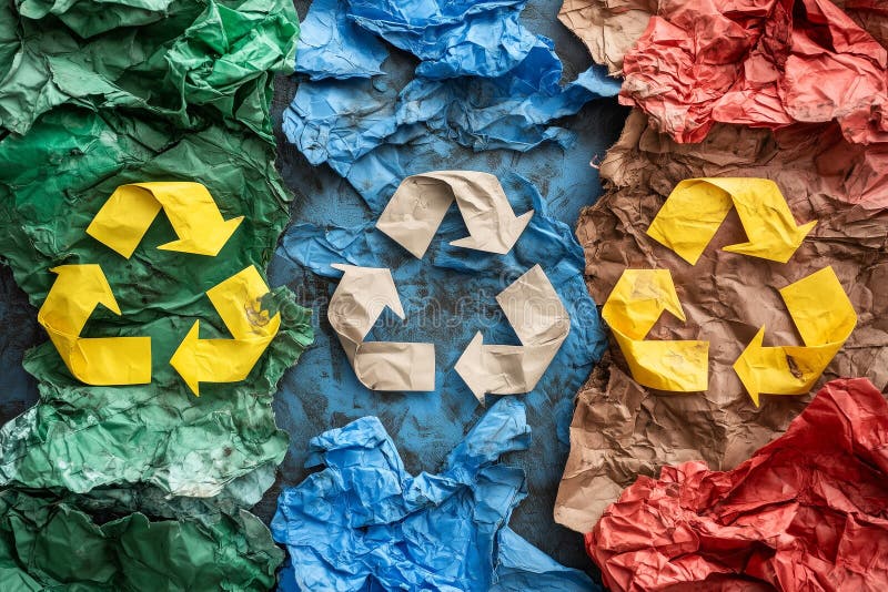 The Recycle Sign As a Part of the Zero Waste Concept. Good for Any ...