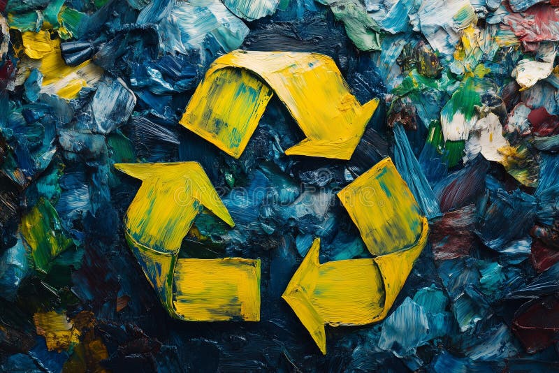 The Recycle Sign As a Part of the Zero Waste Concept. Good for Any ...