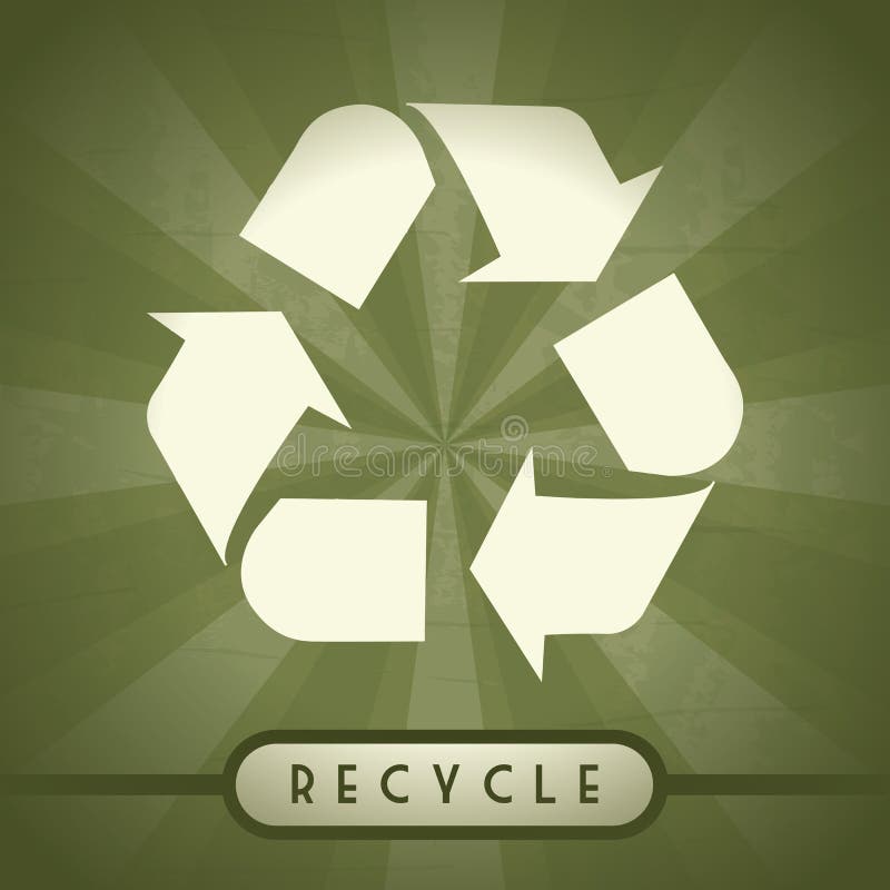 Recycle sign stock illustration. Illustration of graphic - 30522869