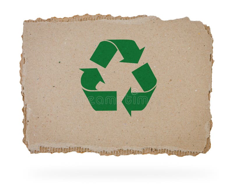Heap of Brown Paper, Prepared for Recycling. Reduce, Reuse and Recycle ...