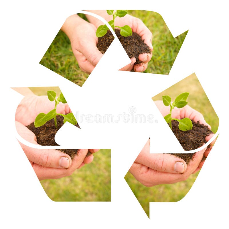 Recycle soil stock illustration. Illustration of business - 4750986