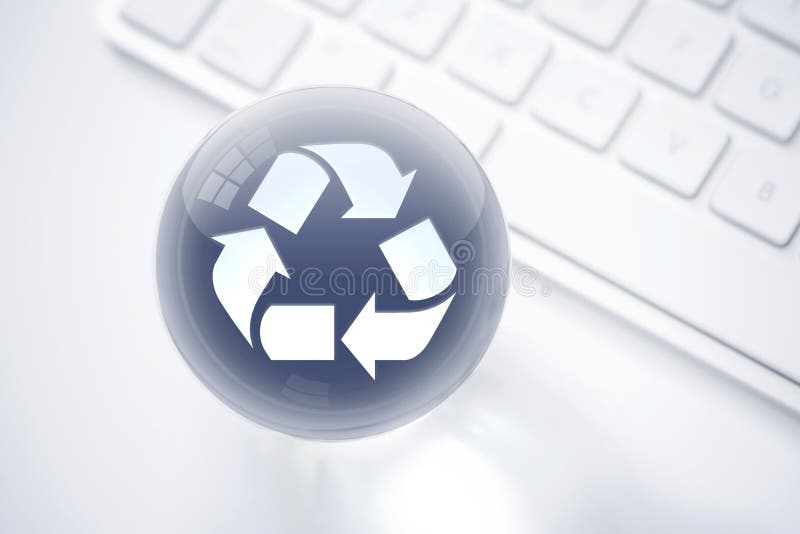 Recycle sphere stock image. Image of manufacture, green - 2471615
