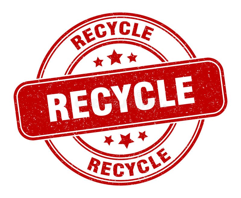 Recycle Stamp. Recycle Label. Round Grunge Sign Stock Vector ...