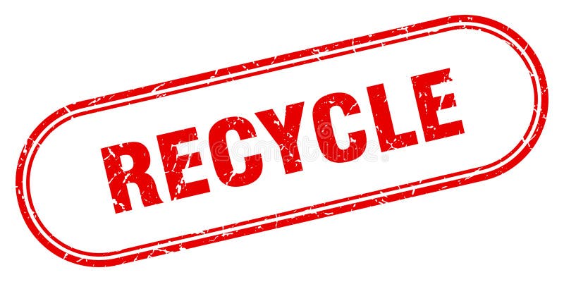 Recycle Stamp Shows Renewable and Eco Friendly Stock Illustration ...