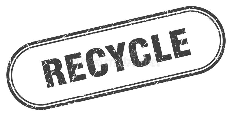 Recycle Stamp Shows Renewable and Eco Friendly Stock Illustration ...