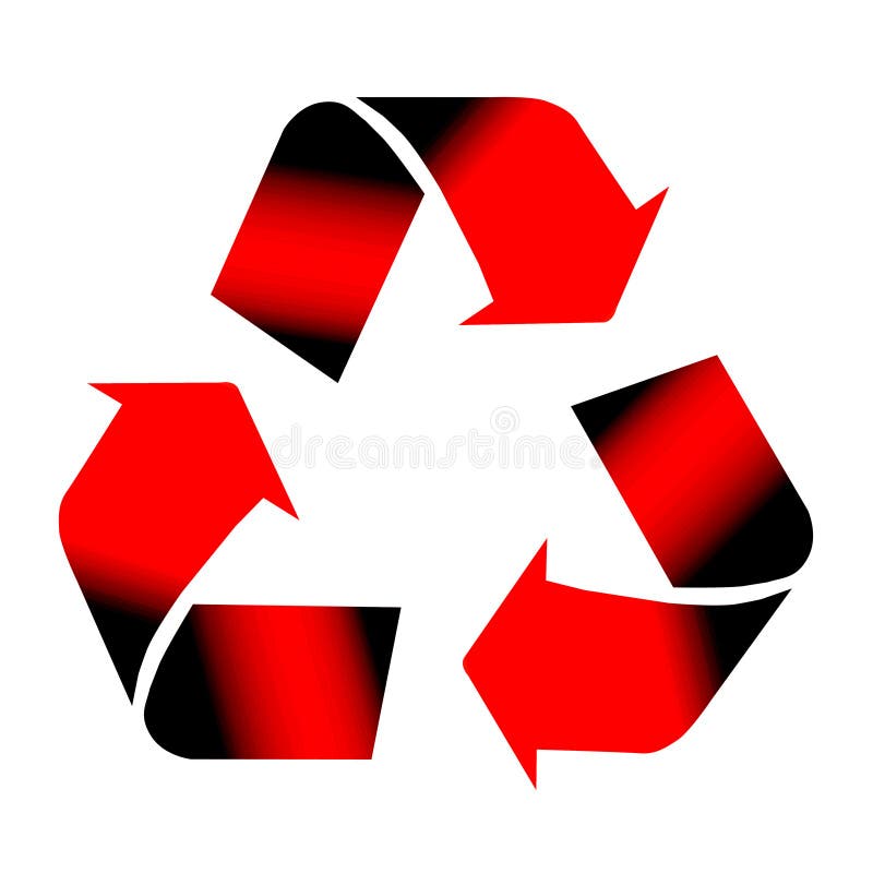 Recycle symbol stock illustration. Illustration of europe - 3537336
