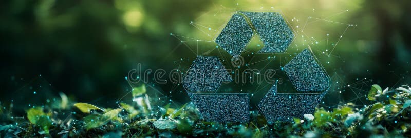 Recycle Symbol from Digital Data, Environmental Technology and ...