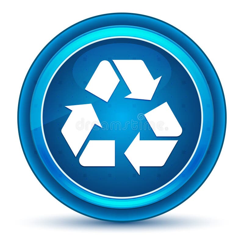 Recycle Bin Eyeball Glossy Elegant Pink Round Button Abstract Stock ...