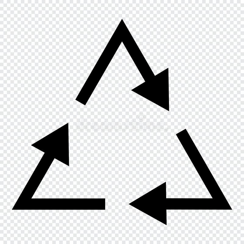 Recycle Symbol Icon. Recycle or Recycling Arrows Icon Stock Vector ...