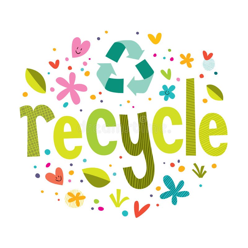 Recycle stock vector. Illustration of reuse, reduce, ecology - 44167803
