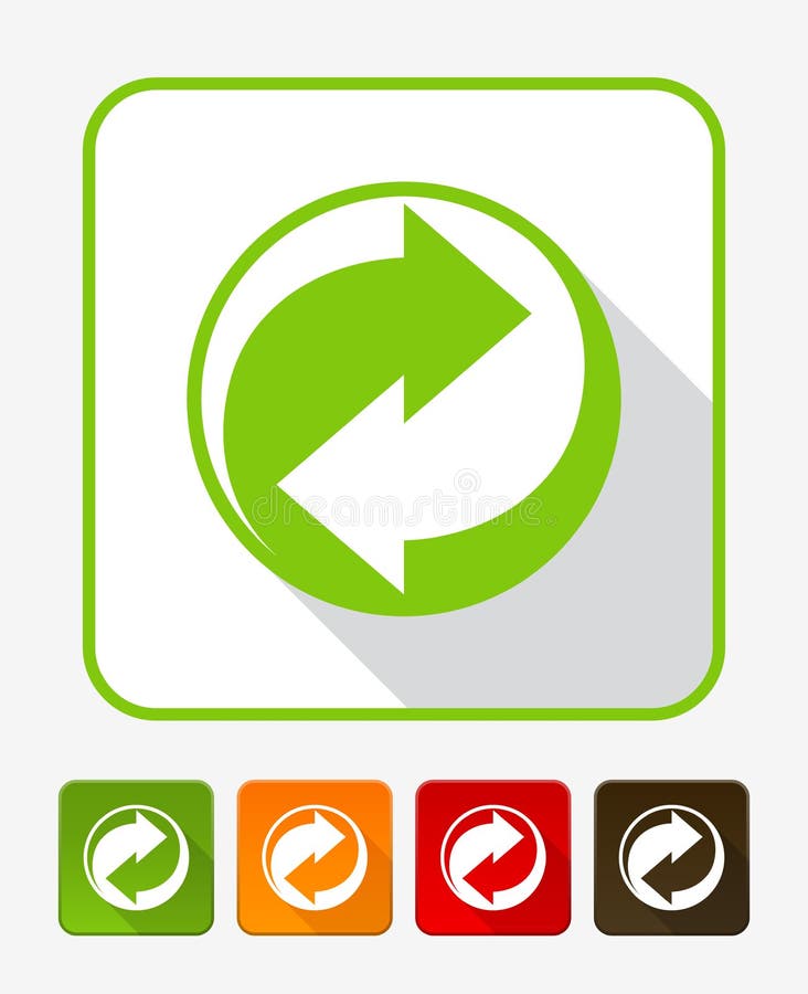 Recycle Symbol. Sign of Recycled Material Stock Vector - Illustration ...