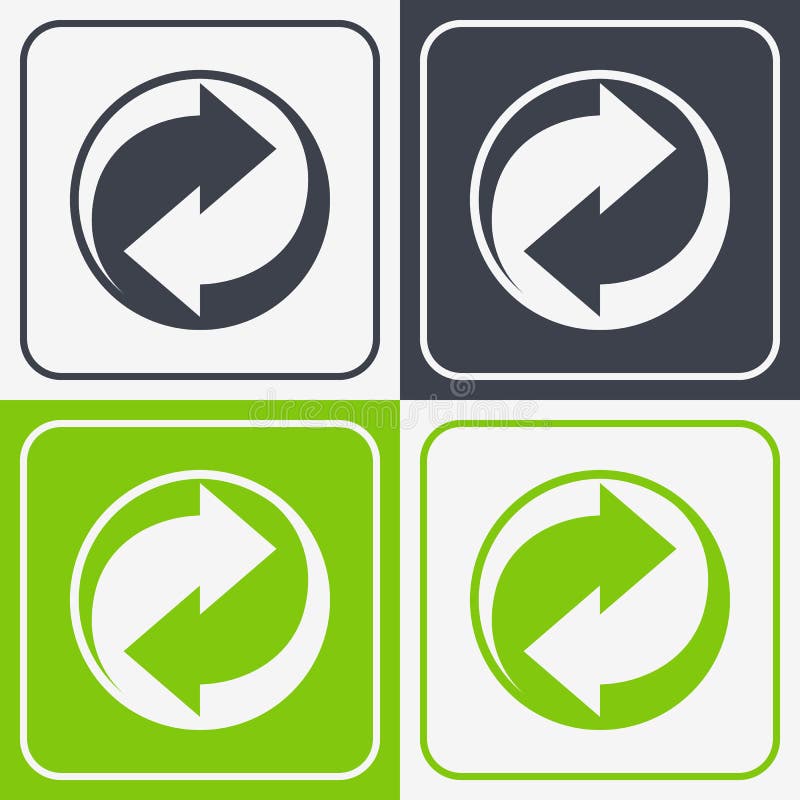 Recycle Symbol. Sign of Recycled Material Stock Vector - Illustration ...