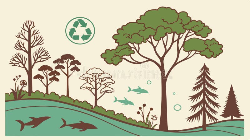 Recycle Symbol Tree, Eco,friendly Concept, Environmental Sustainability ...