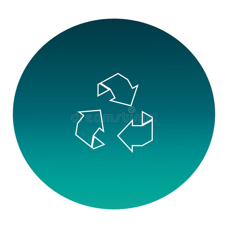 Recycle Symbol. Vector Illustration Decorative Design Stock Vector ...