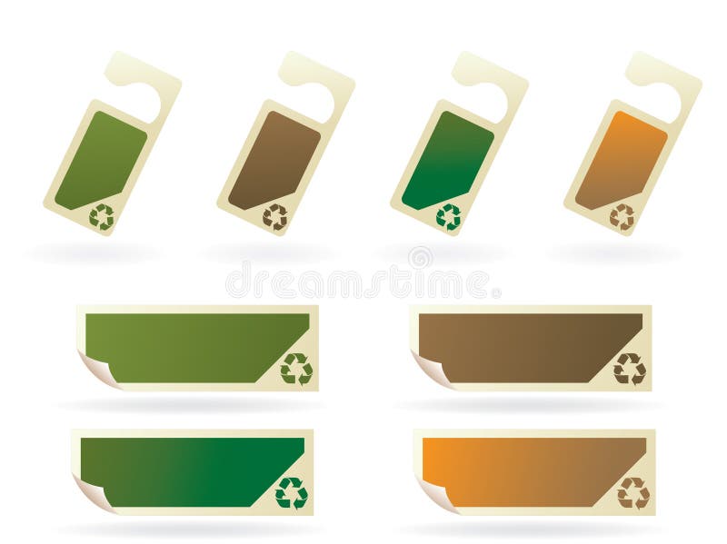 Recycle tag series..no. 1 stock vector. Illustration of ecology - 7256915