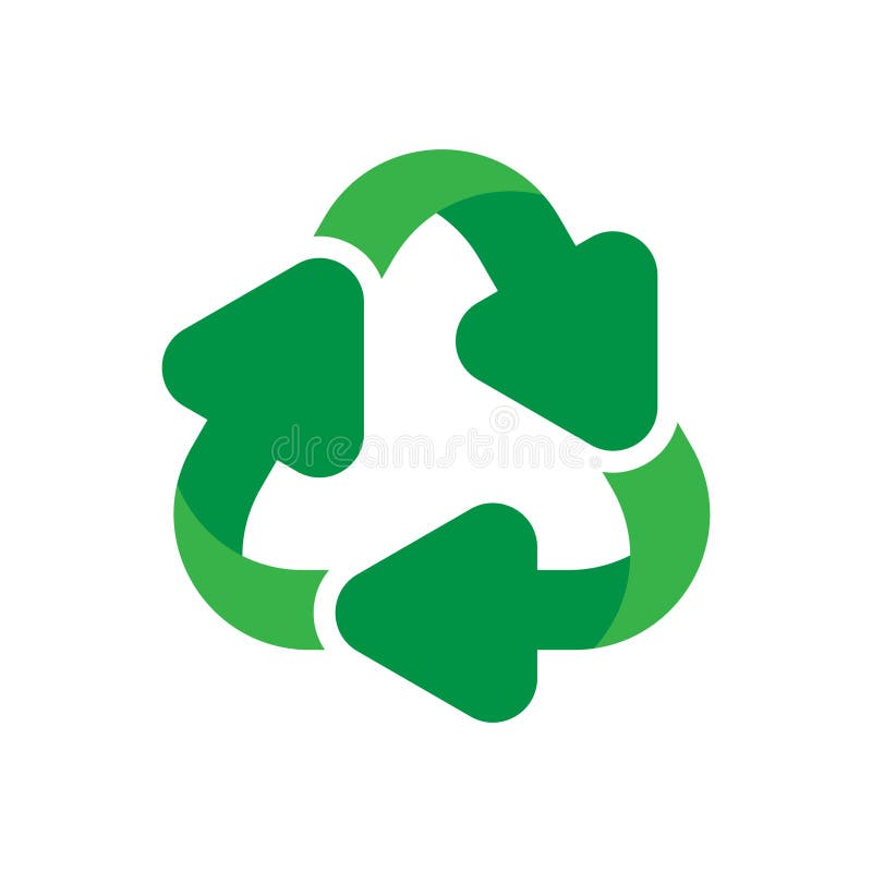 Recycle Template Icon stock vector. Illustration of shipping - 336555273