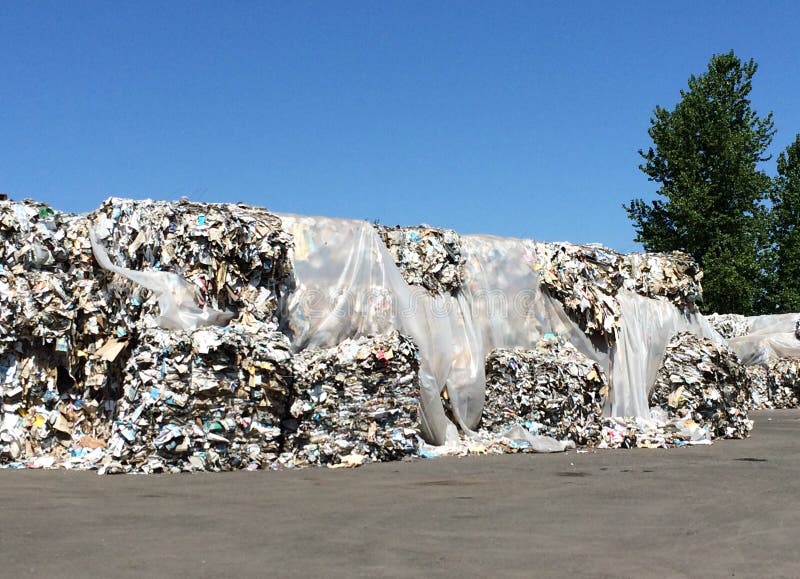 Recycle stock photo. Image of local, paper, recycle, tons - 56584620