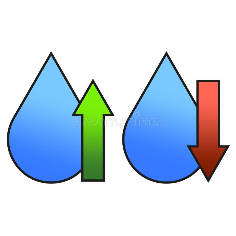 Recycle Water, Water Drop. Vector Illustration. EPS 10 Stock Vector ...