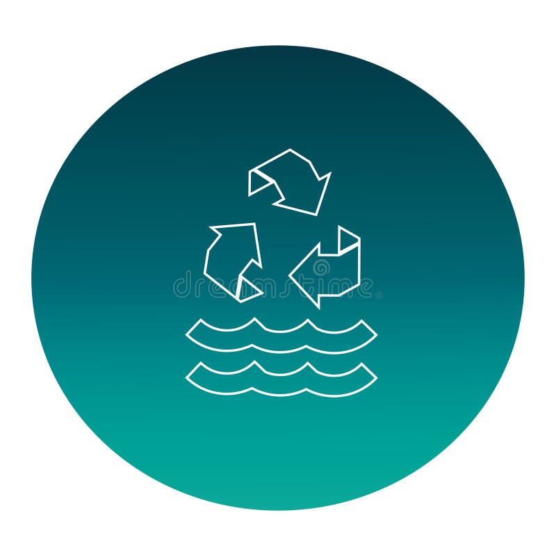 Recycle Water. Vector Illustration Decorative Design Stock Vector ...