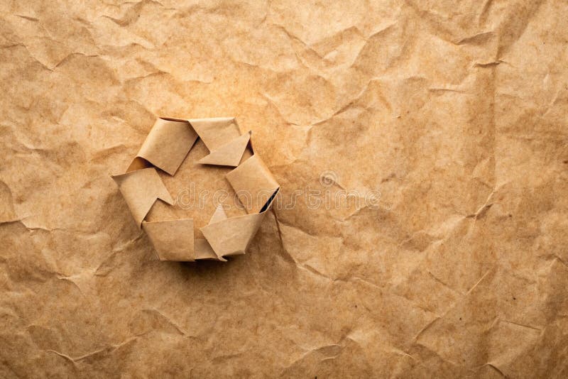 Recycled Brown Paper Texture for Vintage and Eco-friendly Design Stock ...