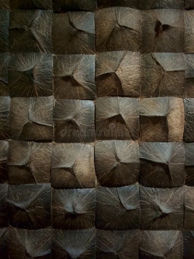 Recycled Coconut Waste, Cut and Shaped into Various Wall Decoration ...