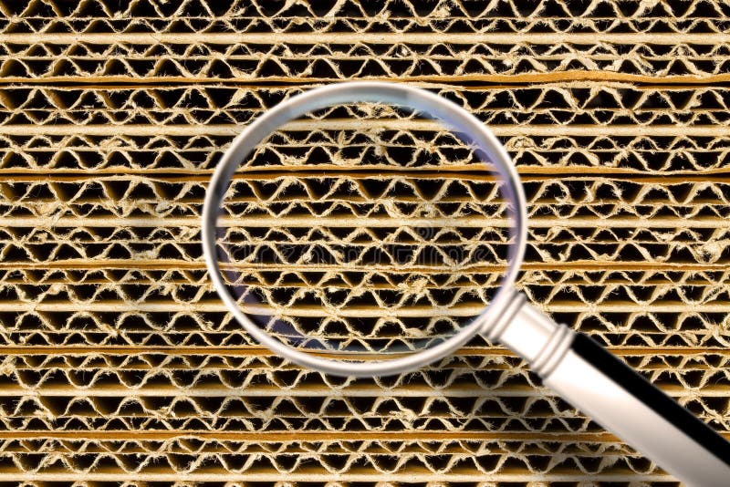 Cardboard Box Magnifying Glass Pattern Stock Photos - Free & Royalty ...