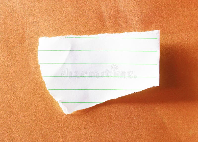 Recycled Craft Torn Tear Paper Texture As Background. Stock Photo ...