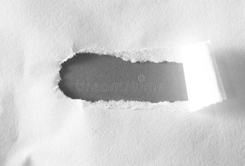 Recycled Craft Torn Tear Paper Texture As Background. Stock Image ...