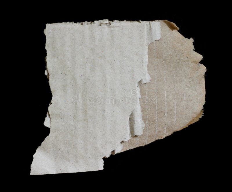 Recycled Craft Torn Tear Paper Texture As Background. Stock Photo ...