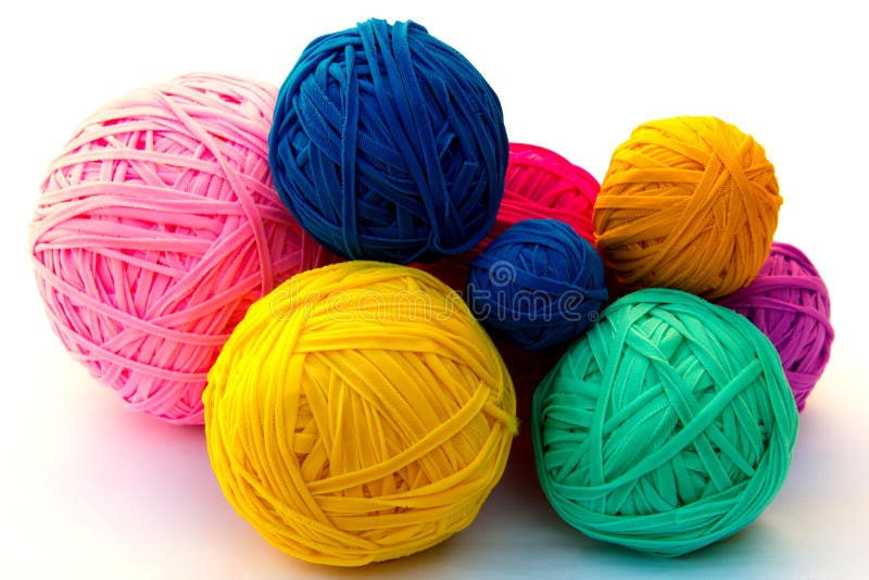 Recycled Crochet Ball and Hook Stock Photo - Image of crochet, hobbies ...