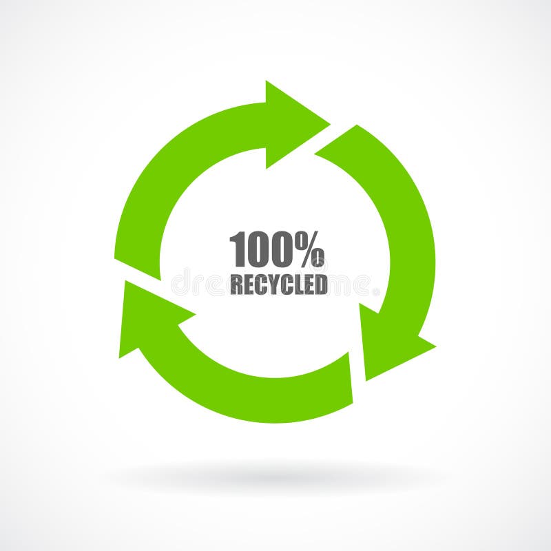 Recycled cycle sign stock vector. Illustration of conservation - 81629137