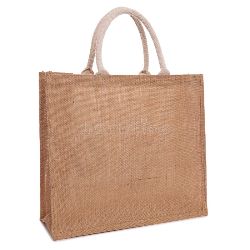 Brown shopping bag. stock image. Image of brown, isolated - 4013399