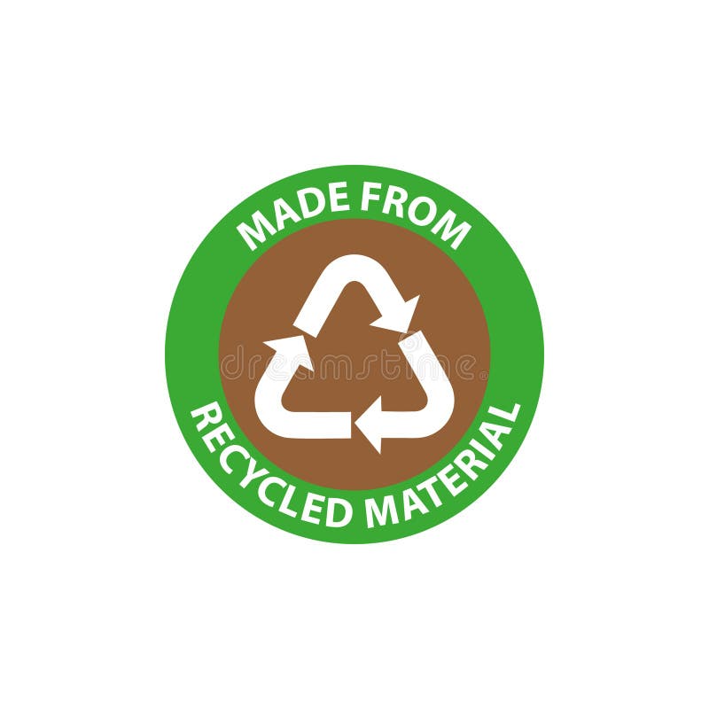 Recycled Material Circular Emblem Stock Illustrations – 10 Recycled ...