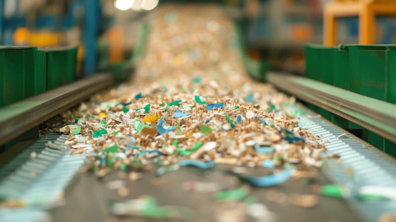 Recycled Paper Being Produced at a Factory Stock Image - Image of ...