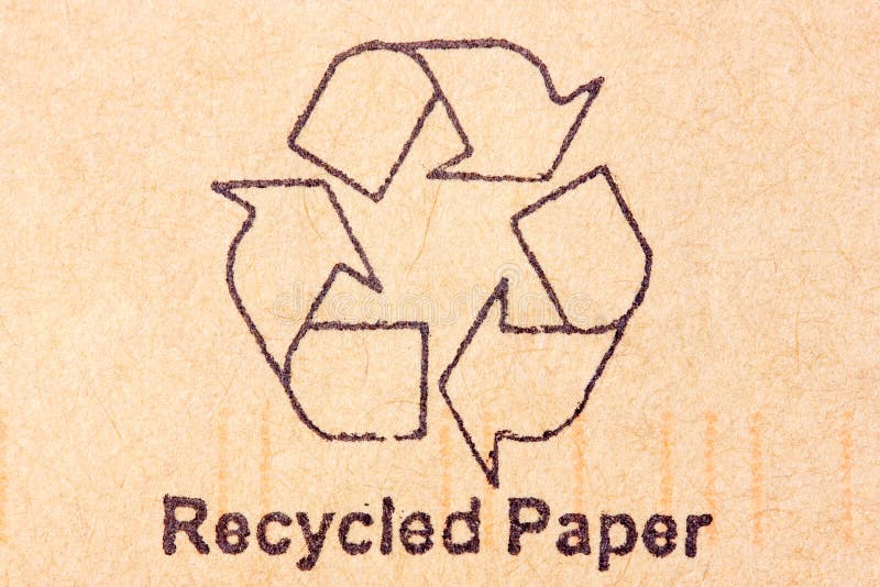 Recycled paper stock image. Image of environment, cardboard - 33510569