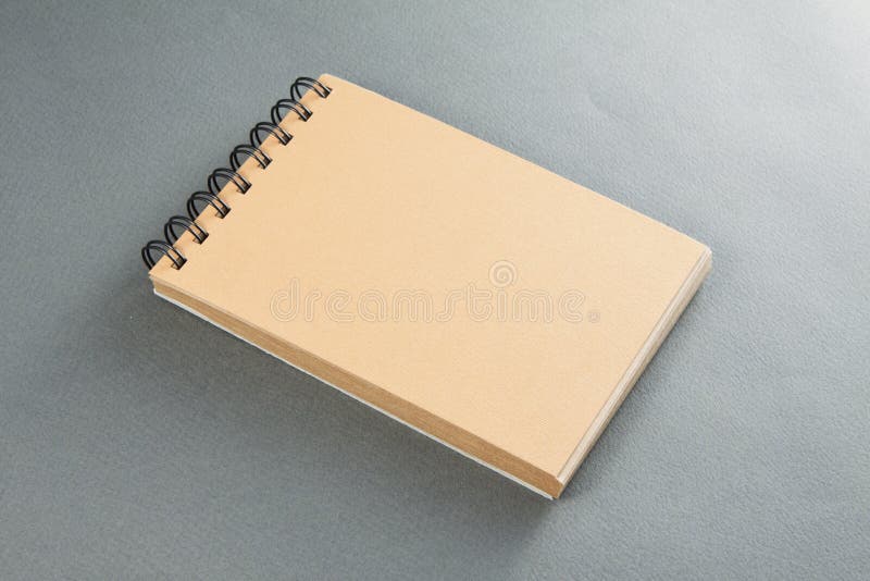 Recycled Paper Notebook Front Cover Stock Photo - Image of notepaper ...